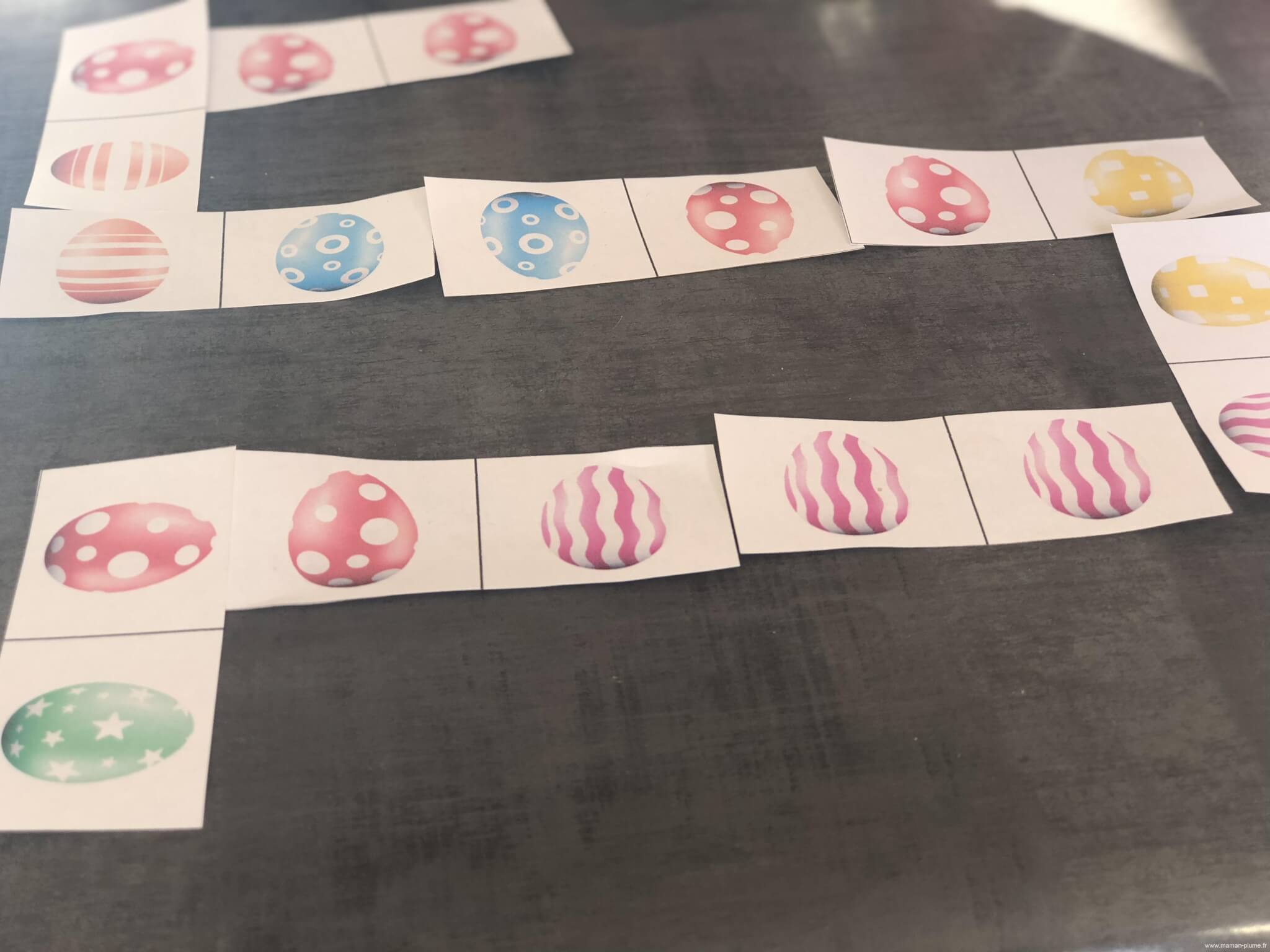Mon domino de Pâques à imprimer en DIY ! - Le blog de Maman Plume